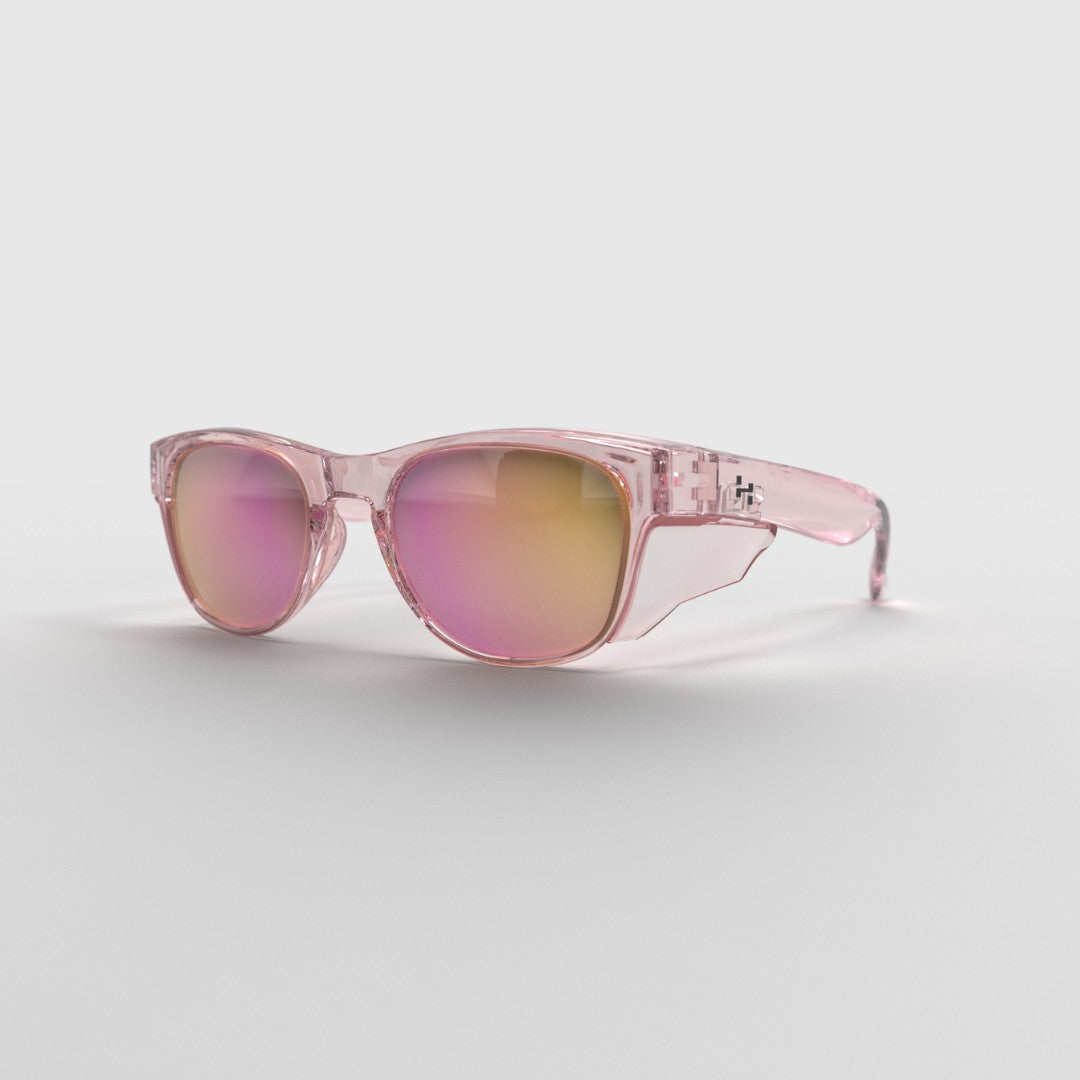 Transparent Icon SLIM Series w/ SIGMA Rosegold Lenses & Side Shields ...