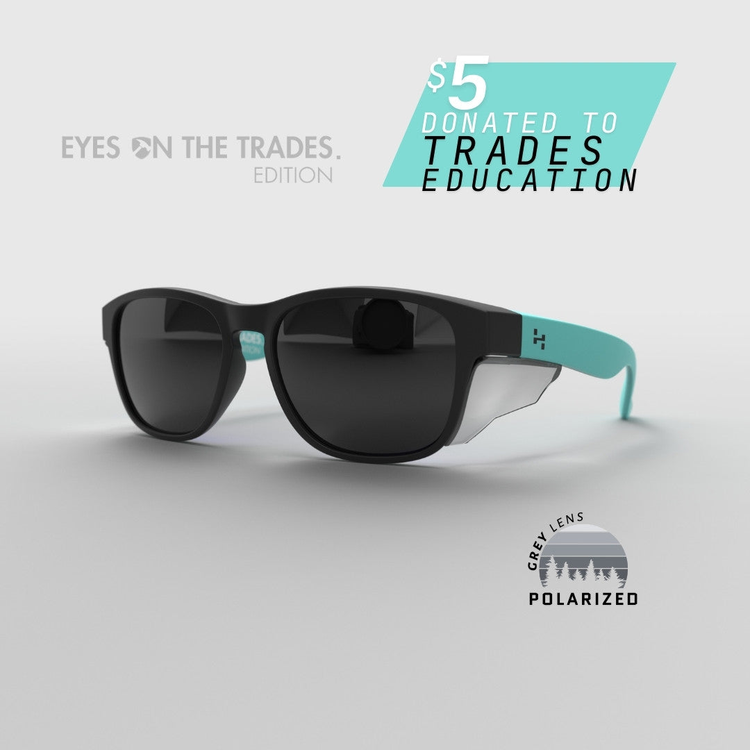 Grey Polarized Lens & Side Shields - Eyes On the Trades Edition ...