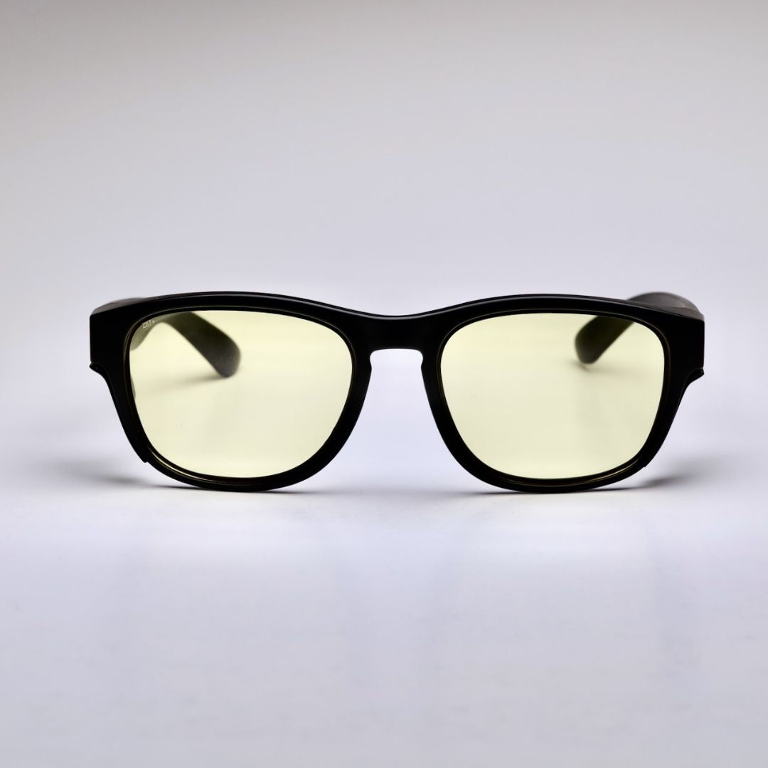 Matte Icon Series w/ Hi-Contrast Yellow UV400 Lenses & Side Shields ...